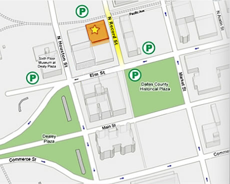 Walking Map Of Downtown Dallas